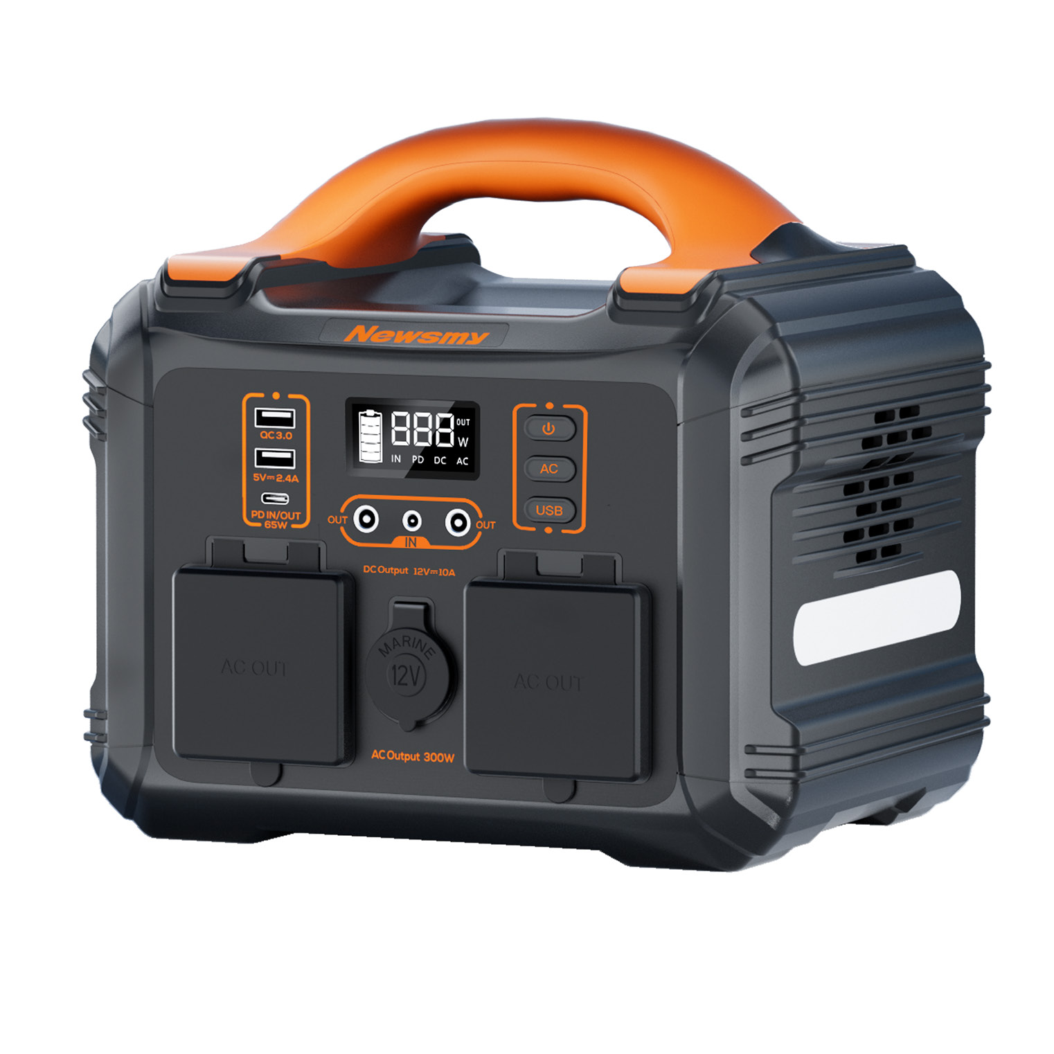 EnginStar 300W Solar Generator , 80000mAh Portable Power Station with ...